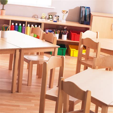 Bergen Rectangular Wooden Classroom Table Morleys Bicester Ltd