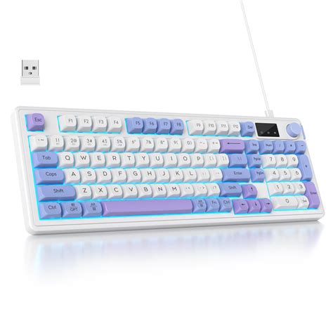 Owpkeenthy 96 Membrane Keyboard Wireless 100 Quiet