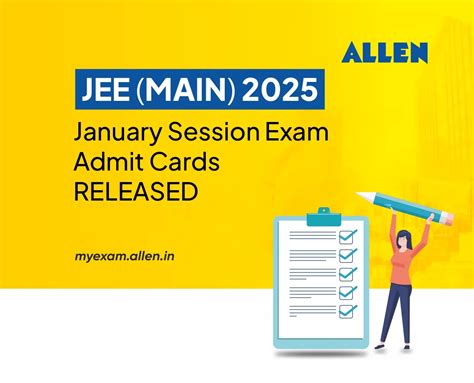 JEE Main Session Admit Cards Released For Jan To Jan Exams My Exam EduBlog Of