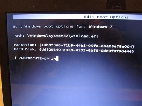 windows vista edit boot options noexecute optin lasopawc