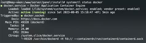 Docker Server Current Status Stopped Can Not Start Docker Server