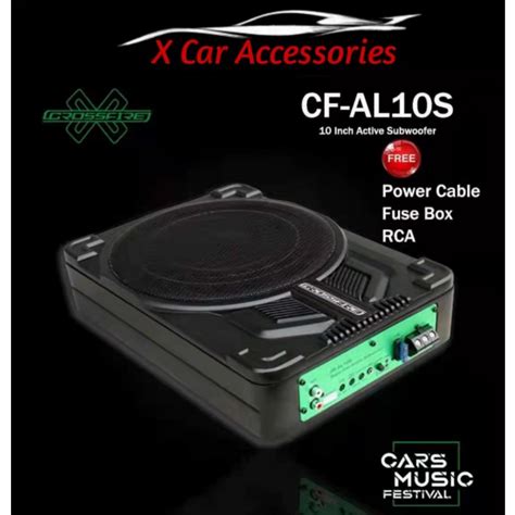 Crossfire Active Subwoofer 10 Al10s Shopee Malaysia