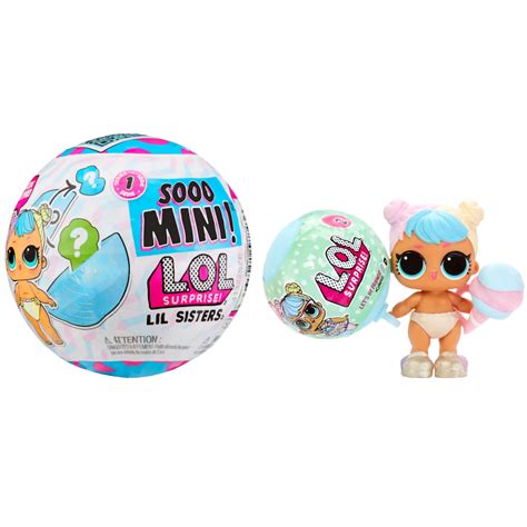Sooo Mini Lol Surprise Lil Sisters Collectible Doll With 5 Surprises