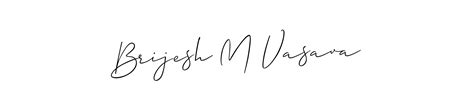 76 Brijesh M Vasava Name Signature Style Ideas Wonderful Autograph
