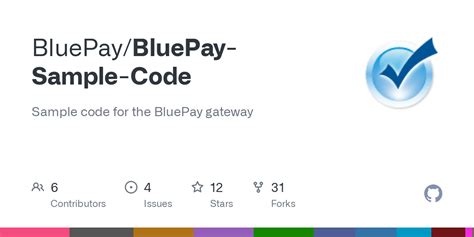 GitHub BluePay BluePay Sample Code Sample Code For The BluePay Gateway