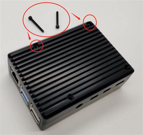Buy The Raspberry Pi Case Black Aluminium Armor Fanless Case With Silicone SEVRBP