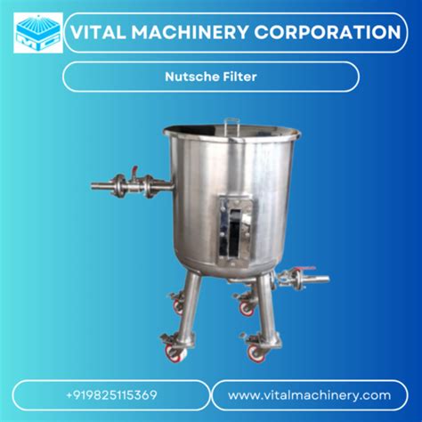 Nutsche Filter At 30000000 Inr In Ankleshwar Gujarat Vital
