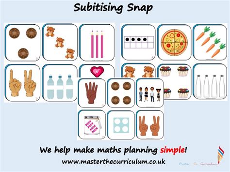 Subitising Snap Master The Curriculum