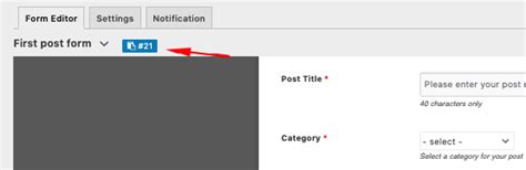 creating post forms wedevs