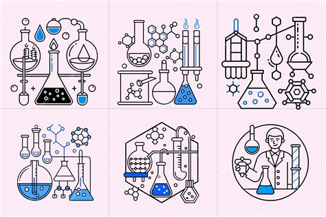 Premium Vector Print Chemical Analysis Methods Vector Illustration