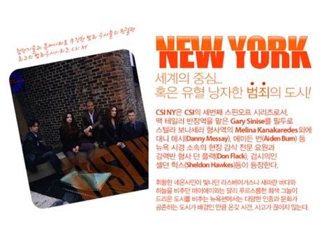 프로그램 정보 Csi Ny 만나면 좋은 친구 Mbc