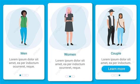 Multicultural Onboarding App With Flat Characters Uxui Interface Vector