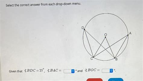 [answered] select the correct answer from each drop down menu given kunduz