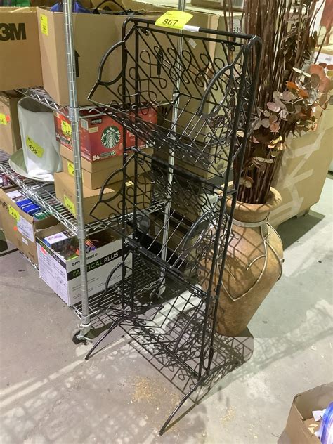 Black Metal Frame With 3 Hanging Baskets Able Auctions