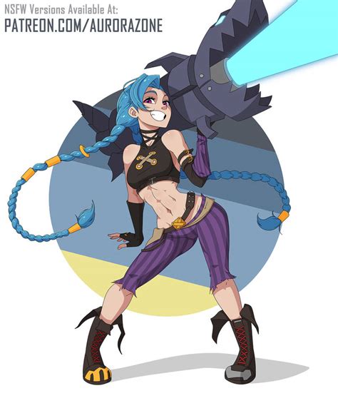 Jinx Arcane League Of Legends Ecchi Hentai By Aurora Zone On