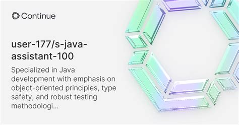 User 177s Java Assistant 100