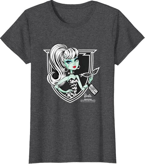 Monster High X Barbie Frankie T Shirt Dark Heather Grey Monster High