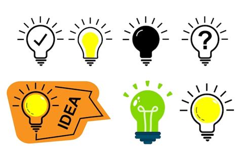 Premium Vector Idea Light Bulb On Speech Bubble Creative Idea Message