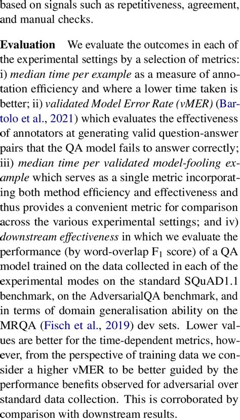 Baseline Results Comparing Standard And Adversarial Data Collection T Download Scientific