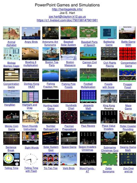 ppt powerpoint games and simulations powerpoint presentation free