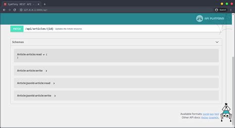 développer une api rest avec symfony et api platform