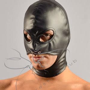 Bdsm Dominatrix Outfit Fetish Leather Mask Men Bdsm Hood Mask