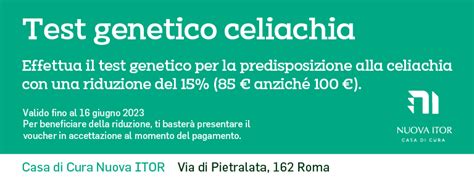 Giornata Della Celiachia Alla Clinica Nuova Itor