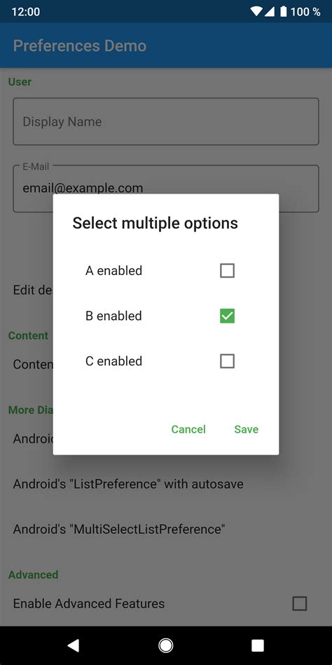 Github Espenmnpreferences Fork Of Flutter Preferences