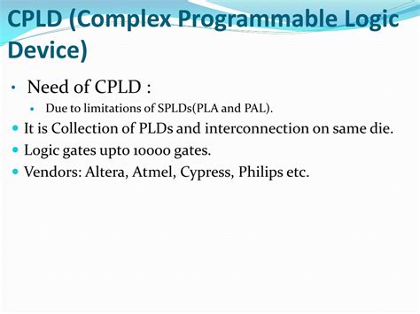 Ppt Cpld Complex Programmable Logic Device Powerpoint Presentation