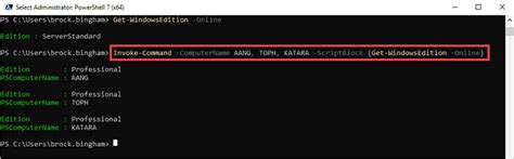 how to run powershell commands on remote computers pdq