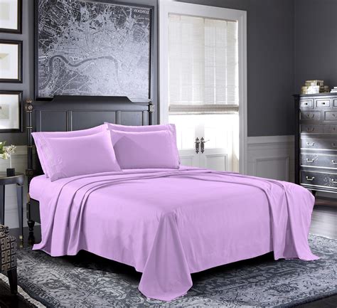 Bed Sheets Set Microfiber Bedding Set Deep Pockets Wrinkle And Fade