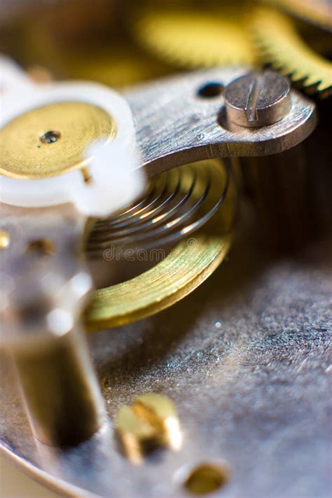 Inside Of An Clock Stock Image Image Of Clockworks Wheel