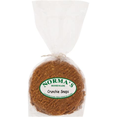 Norma S Crunchie Snaps 325g Biscuits Biscuits Cookies And Cereal