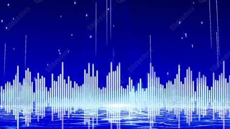Technology Glare Big Data Blue Technology Sense Poster Powerpoint