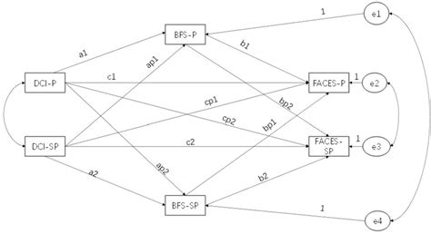 Basic Model Structure Dci Dyadic Coping Inventory Bfs Benefit