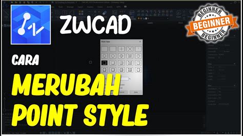 ZWCAD Cara Merubah Point Style YouTube