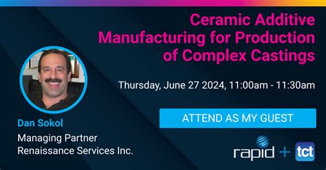 Ceramic Additive Manufacturing For Production Of Complex Castings Renaissance Services