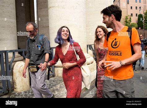 Vatican City Vatican 24th May 2023 Activists Of The Ultima