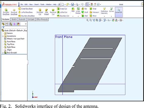 Figure 2 From Design And Development Of A Wide Band Monopole Blade