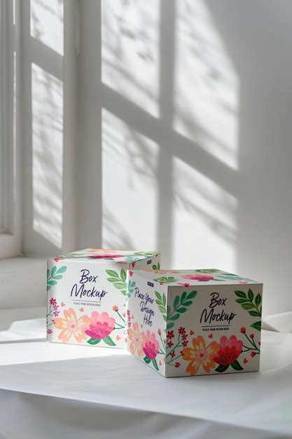 Premium Psd Box Mockup On Grass