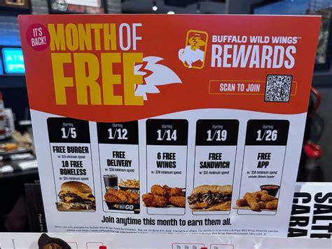 Month Of Free At Buffalo Wild Wings Score A Free Burger Or Wings W