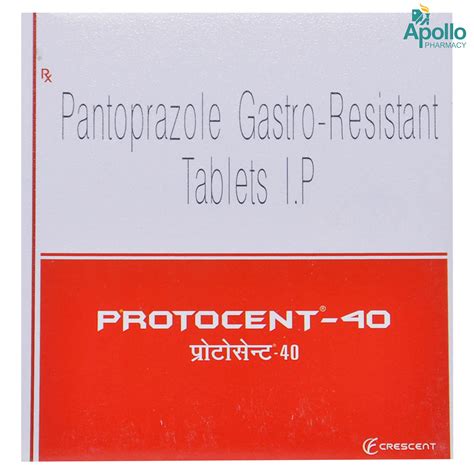 Protocent 40 Mg Tablet Uses Side Effects Price Apollo Pharmacy