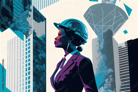 Designing A Path Mapping Out An Architectural Career Generative Ai Stock Illustration Adobe