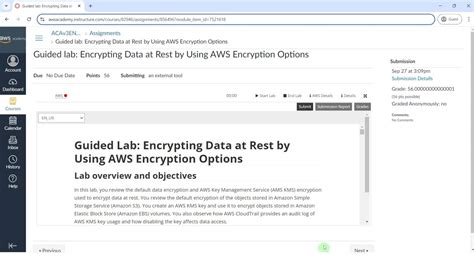 Guided Lab Encrypting Data At Rest By Using Aws Encryption Options