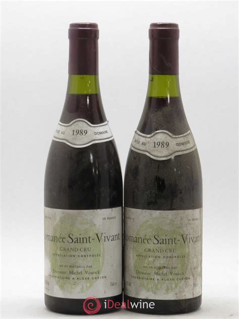 Acheter Romanée Saint Vivant Grand Cru Domaine Michel Voarick 1989 Lot B2155954 2682