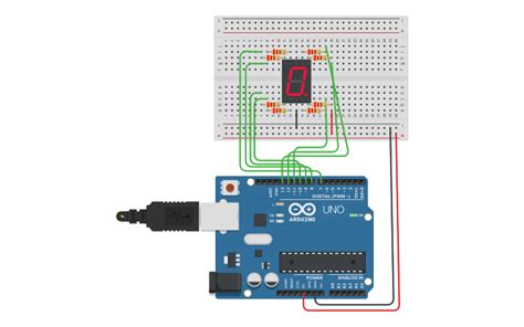 Circuit Design 4 20 Een 7 Segment Led Display Tinkercad