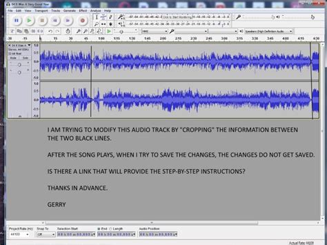 Audio Editing Windows Audacity Forum