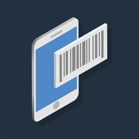 Barcode Scan Isometric 3d Illustration 17393896 Vector Art At Vecteezy