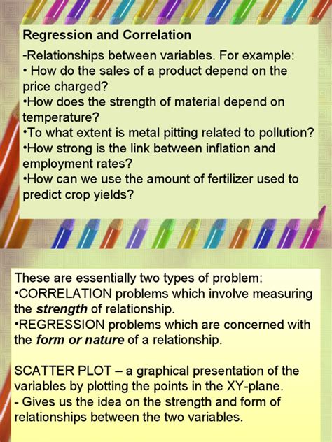 Regression And Correlation Pdf Correlation And Dependence Regression Analysis