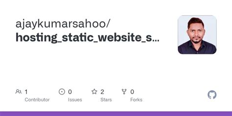 Ajay Kumar Sahoo On Linkedin Github Ajaykumarsahoohostingstaticwebsites3androute53